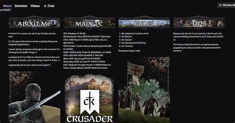 Help In Aligning Twitch Panels Rtwitch