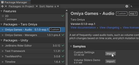 Omiya Games Audio Omiya Games Audio Documentation