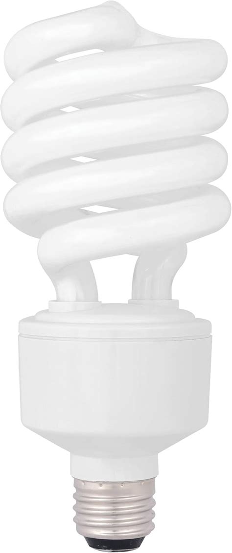 TCP 1822741K CFL Spring Lamp 100 Watt Equivalent Only 27W Used Bright White 4100K HPF