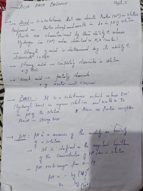 Nursing Foundation Acid Base Balance Pdf