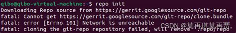 Repo报错处理repo Command Failed Updatemanifesterror Csdn博客