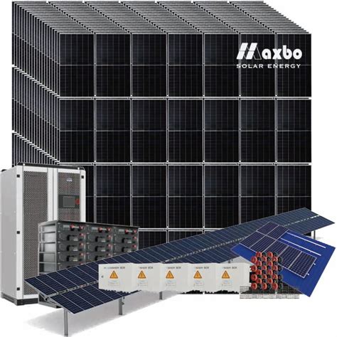 250kw Hybrid Solar System 512kwh Maxbo Solar