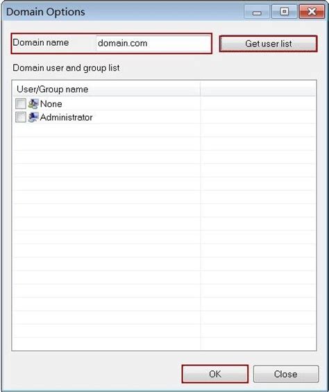 how to make proxy settings for domain users in the proxy server