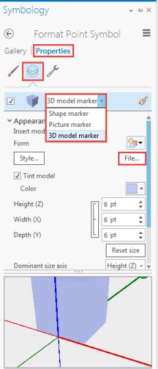How To Use D Shapes As Marker Symbols In An ArcGIS Pro Scene View