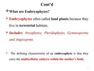 Final Bryophytes And Pteridophytes Ppt1pptx
