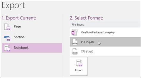 How To Export Your OneNote 2016 Notes To Different File Formats