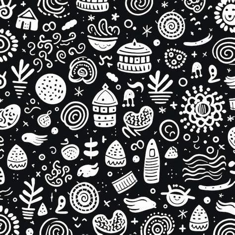 Premium Ai Image Simple Doodle Ar Minimal And Cute