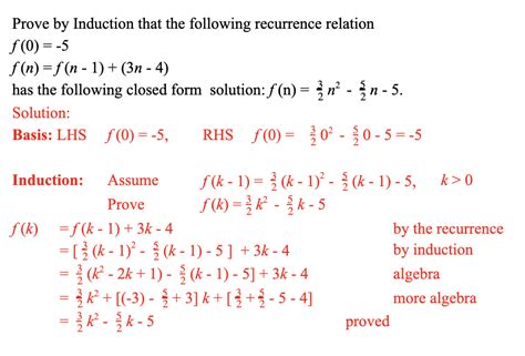 Solved 1 12 Points Consider The Following Recurrence