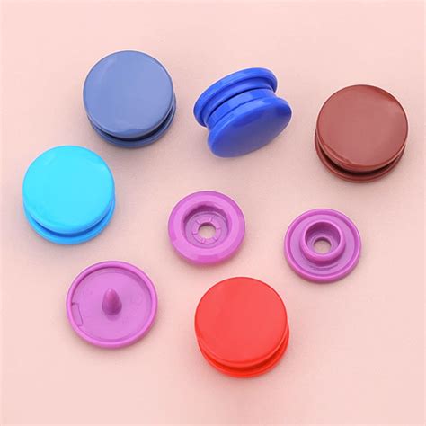 Round Plastic Snaps Button Fasteners Quilt Cover Sheet Button Garment