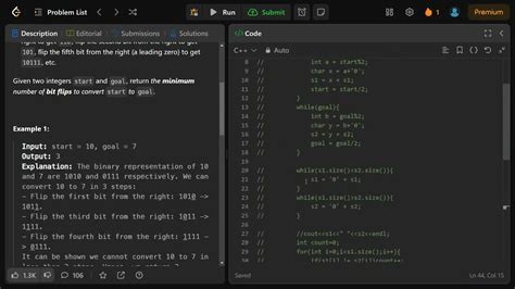 2220 Minimum Bit Flips To Convert Number Youtube