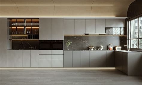 现代厨房橱柜 室内设计 拓者设计吧