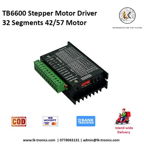 TB6600 Stepper Motor Driver 32 Segments LK Tronics