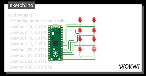 Puntoa Secuencia Wokwi Esp32 Stm32 Arduino Simulator