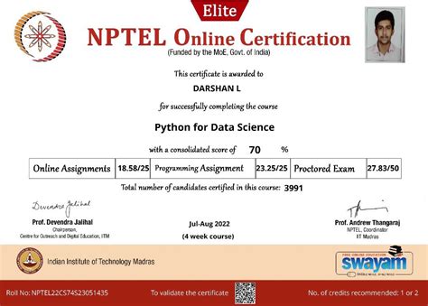 Nptel Pythonfordatascience Datascience Datamanipulation Darshan L