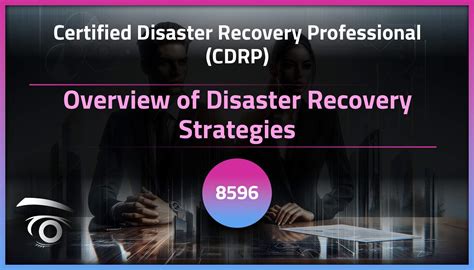 Overview Of Disaster Recovery Strategies Certified Disaster Recovery Professional CDRP