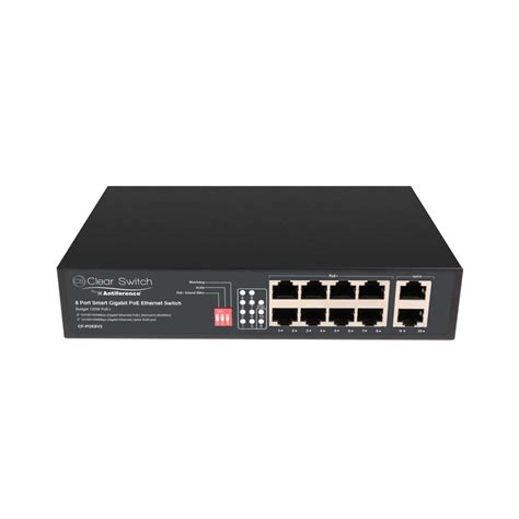 8 Port Gb Poe Ethernet Switch Antiference