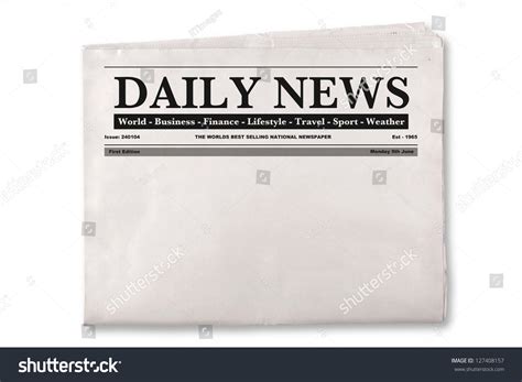 Newspaper Headline