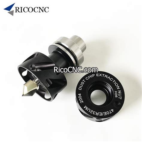 Dust Chip Extraction Nut Cyclone Dust Twister Nut For Cnc Router