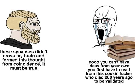 Nice Literacy Soyjack But Can You Read Your Surrounding Reality R Schizoposters