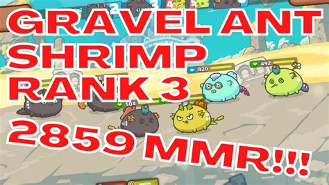 Rank 3 2859 Mmr Double Plant Shrimpinator Season 20 Axie Infinity