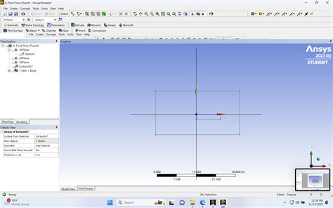 geometry surface not visible in design modeler model view or meshing