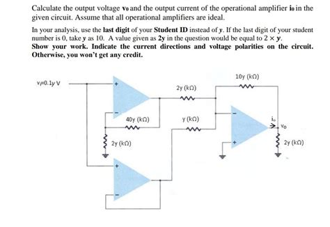 Solved Calculate The Output Voltage V0 And The Output
