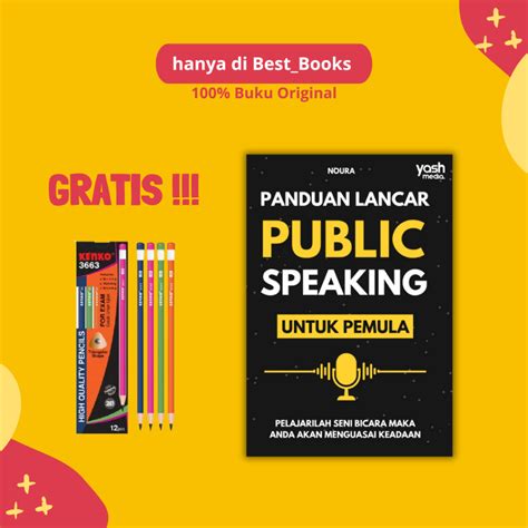 Jual Buku Panduan Lancar Public Speaking Untuk Pemula Noura Yash