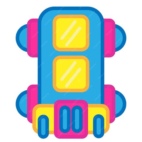 Premium Vector Cute Robot Square Vector
