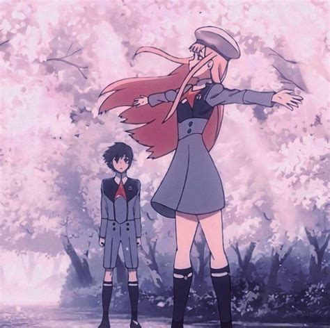 Zero Two Hiro Darling In The Franxx Cute Anime Character Anime Romance