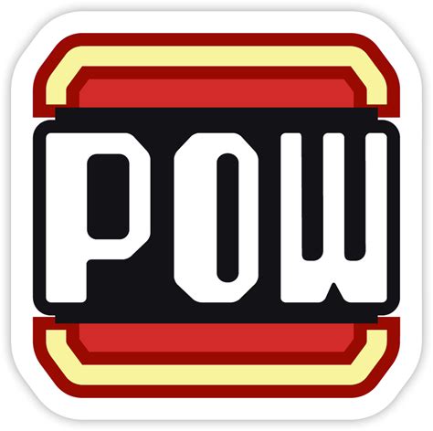 Paper Red Pow Block By Koopshikinggeoshi On Deviantart