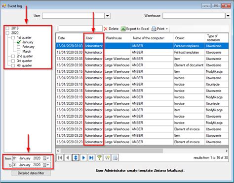 Event Log Monitoring User Activity