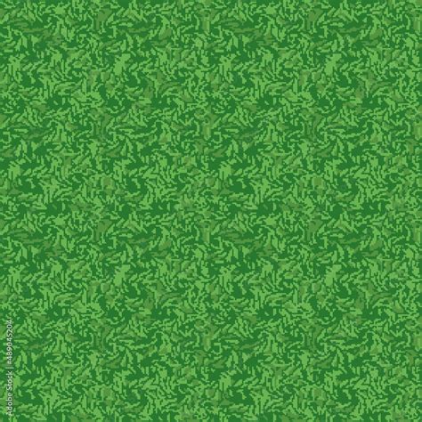 Pixel Platformers Art Grass Background Seamless Texture Backdrop Green Square Grass Pattern