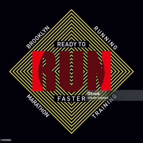 더 빠른 타이포그래피 티셔츠 그래픽을 실행할 준비가 된 운동 스포츠 T 셔츠에 대한 스톡 벡터 아트 및 기타 이미지 T 셔츠 고무도장 그래픽 티셔츠 Istock