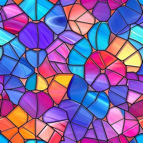 Premium Ai Image A Close Up Of A Stained Glass Window With Many