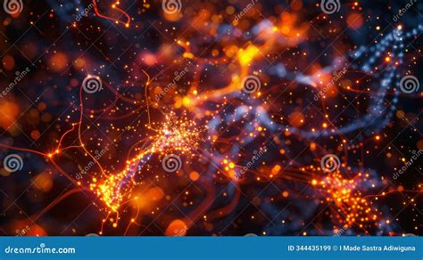 Enthralling Portrayal Of Artificial Neural Network Highlighting Intricate Structure And Dynamic