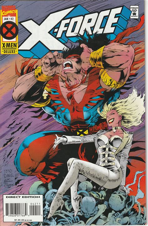 X Force 42 1995 Emma Frost The White Queen Comic Books Modern