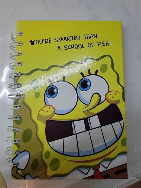 Spongebob Notebook 興趣及遊戲 手作＆自家設計 文具 On Carousell