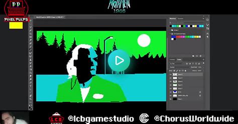 Timelapse From Our Live Pixel Art Session Art By Martínez Ruppel Made