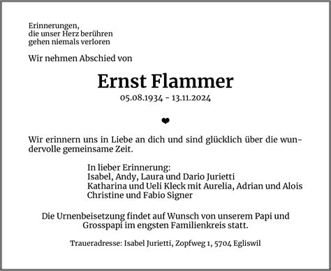 Ernst Flammer Hommages