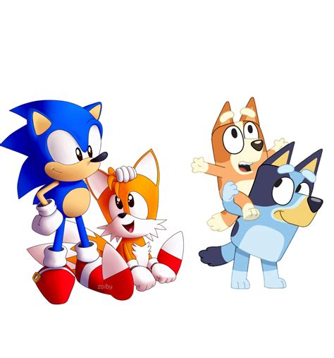 Bluey Copied Sonic Blank Template Imgflip