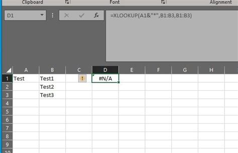 xlookup not working with wildcards r excel