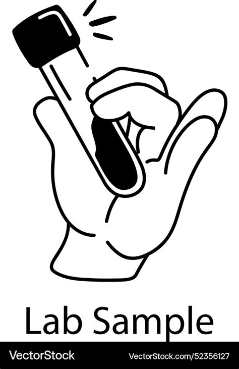 Lab Sample Royalty Free Vector Image VectorStock