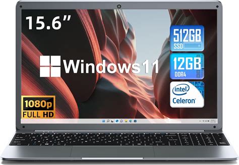 Amazon Com SGIN Laptop 4GB DDR4 RAM 128GB SSD 15 6 Inch Laptops Intel Celeron Quad Core