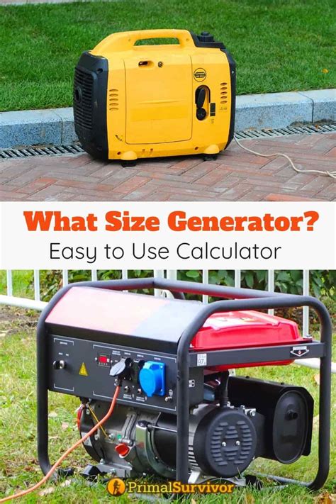What Size Generator Do I Need With Easy To Use Calculator