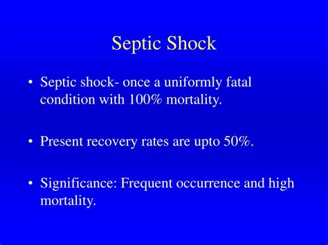 Ppt Management Of Septic Shock Powerpoint Presentation Free Download