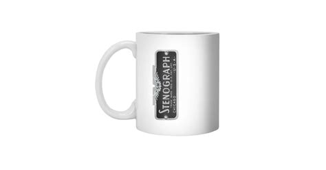 Stenograph Logo Vintage Accessories Mug Stenographs Artist Shop