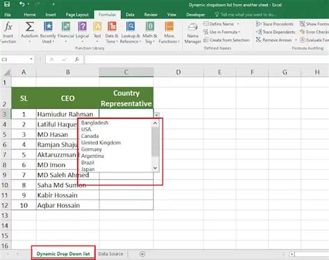 Dynamic Drop Down List In Excel That Automatically Expands Hrtech Tutorialspoint