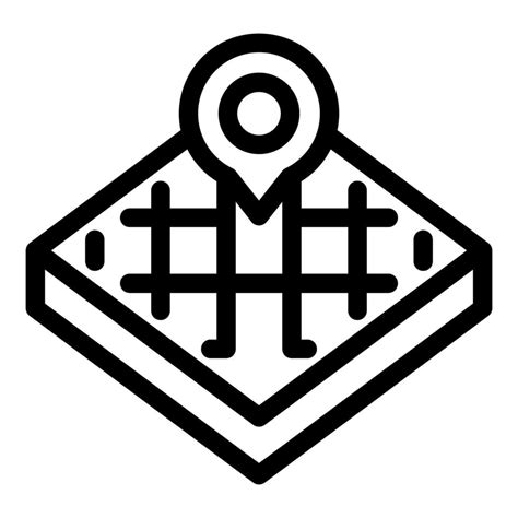 Location Icon Showing Gps Coordinates On A Map 47438613 Vector Art At