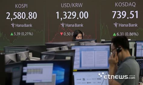 코스피 미 연준 금리인하로 상승 마감 전자신문