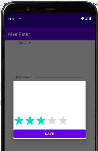 Android Studio Rating Not Displaying In Textview After I Select Stars